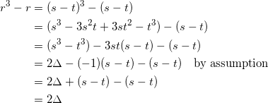 The depressed cubic as area – High School Math Blog